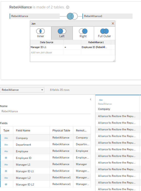 Creating an Org Chart in Tableau: Method 2 – Do Mo(o)re with Data