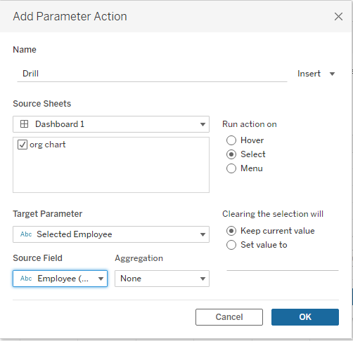 Creating an Org Chart in Tableau: Method 2 – Do Mo(o)re with Data
