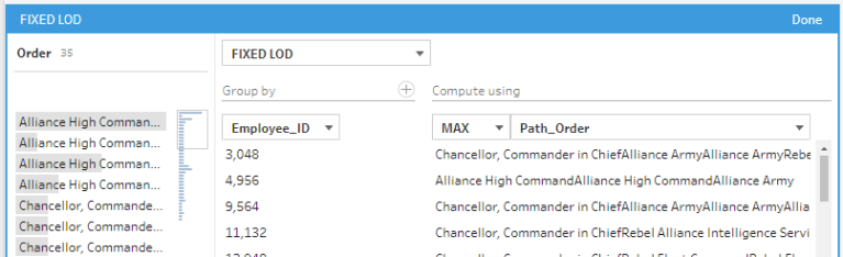 Creating an Org Chart in Tableau: Method 1 – Do Mo(o)re with Data